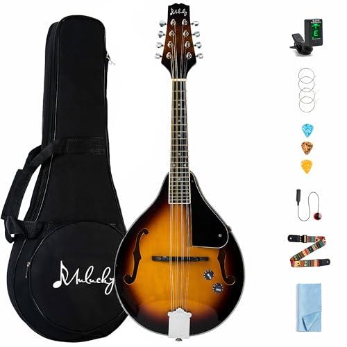 Mulucky A Style Acoustic Electric Mandolins Instrument, 8 String 並行輸入品 ...