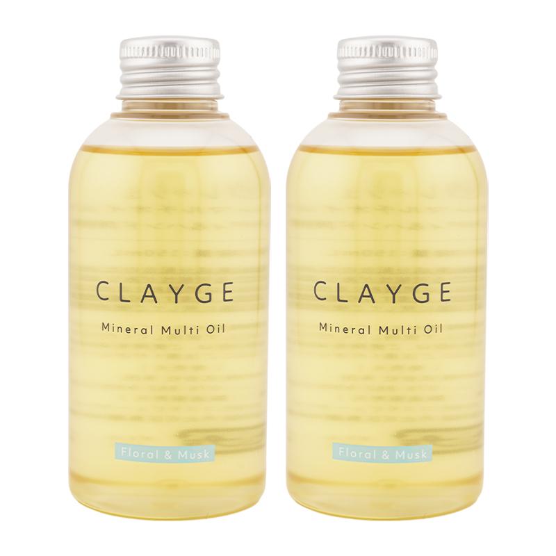 CLAYGE [2個セット]CLAYGE クレージュ ミネラルマルチオイル 150ml ヘア ボディ ハンド ネイル フローラル&ムスクの香り[ギフトラッピング対応] : LuckyBravo ...