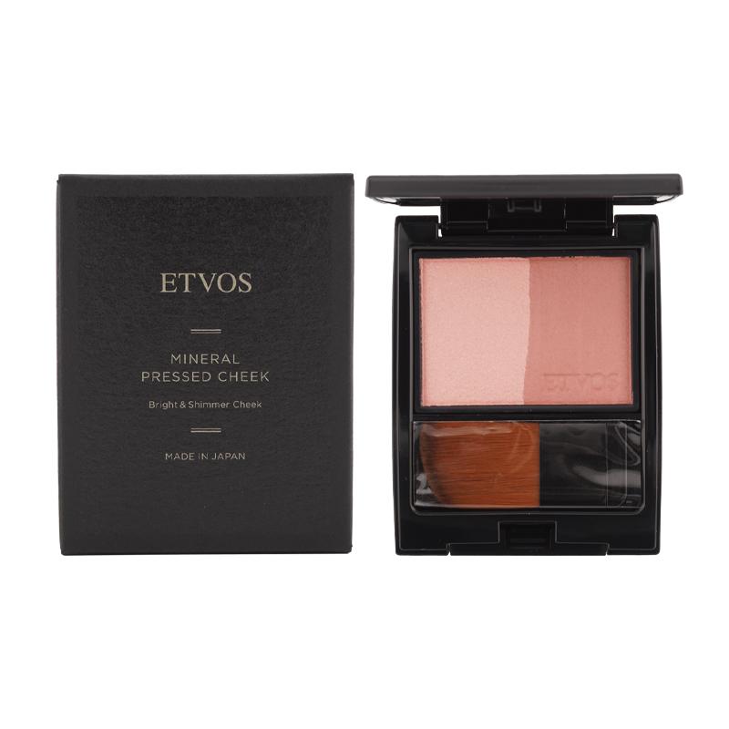 ETVOS エトヴォス ミネラルプレストチーク [3種類から選べる] 4.5g SPF20 PA++ 敏感肌 透明感 立体感 血色感[ギフトラッピング対応] : etvos-3-1 ...