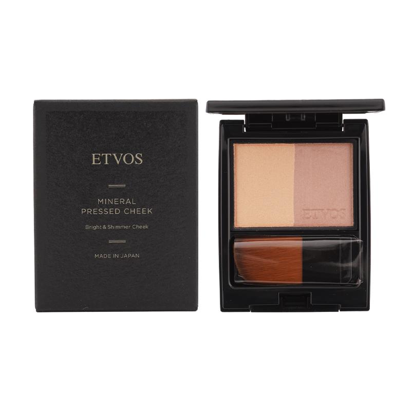 ETVOS エトヴォス ミネラルプレストチーク [3種類から選べる] 4.5g SPF20 PA++ 敏感肌 透明感 立体感 血色感[ギフトラッピング対応] : etvos-3-1 ...