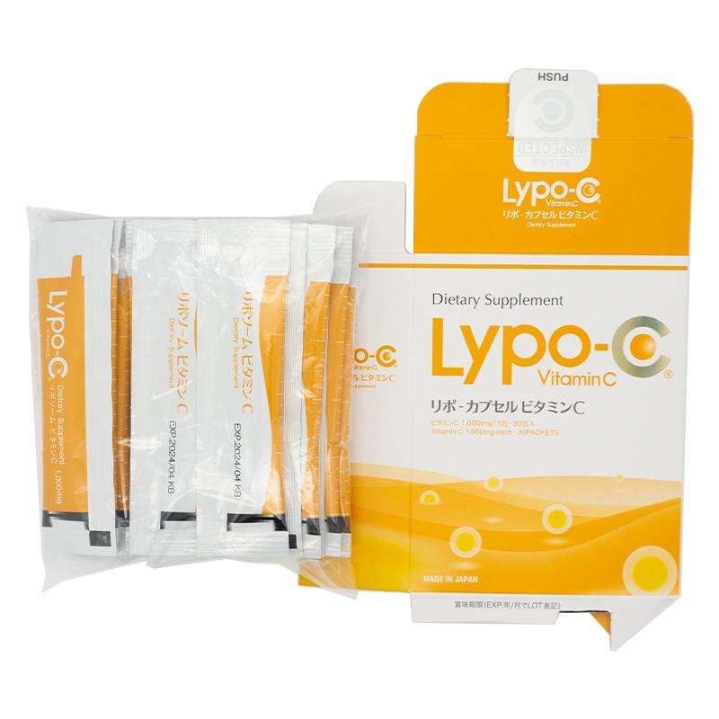 [2個セット 箱折畳み] LYpoc カプセルビタミンC リポ カプセル ビタミン リポ リポソーム 30包入 健康食品 ビタミンサプリメント :LYpoc0017-2:LuckyBravo ...