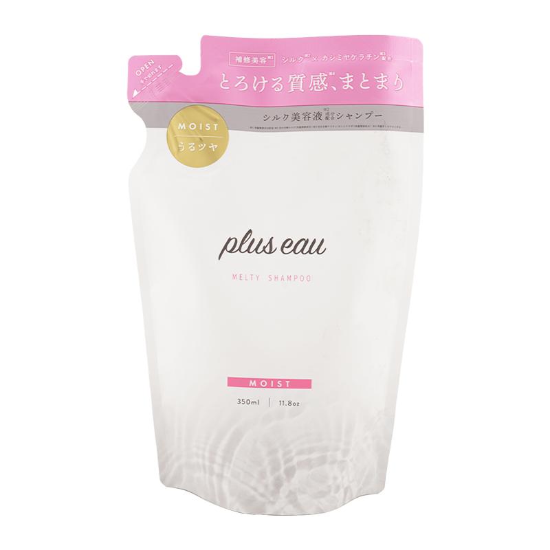 plus eau プリュスオー メルティシャンプー 詰替え 350ml ホワイトフローラル&ペアーの香り 補修美容 ツヤ髪 ノンシリコン [ギフトラッピング対応] : LuckyBravo ...