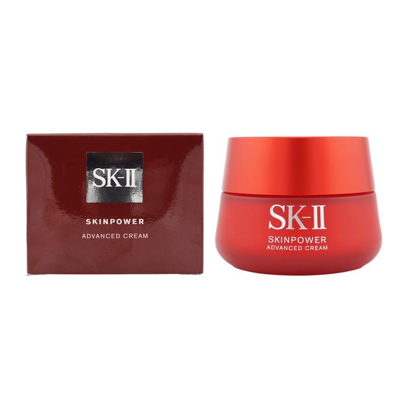 SK-II スキンパワー アドバンスト クリーム 80g 保湿 毛穴 乾燥 肌荒れ スキンケア フェイスクリーム エスケーツー SKII SK2 SK-2[ギフトラッピング対応 ...
