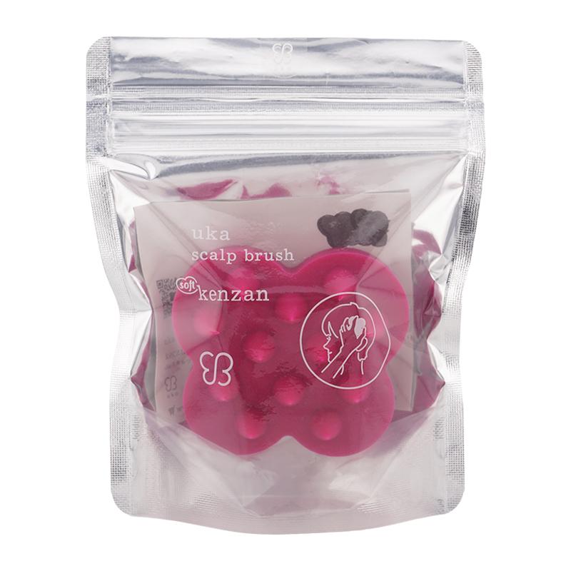 uka ウカ スカルプブラシ kenzan [3種類から選べる] シリコン製頭皮用ブラシ ツボ押し 刺激 首肩の凝り 頭皮の硬さ[ギフトラッピング対応] : LuckyBravo - 通販 ...