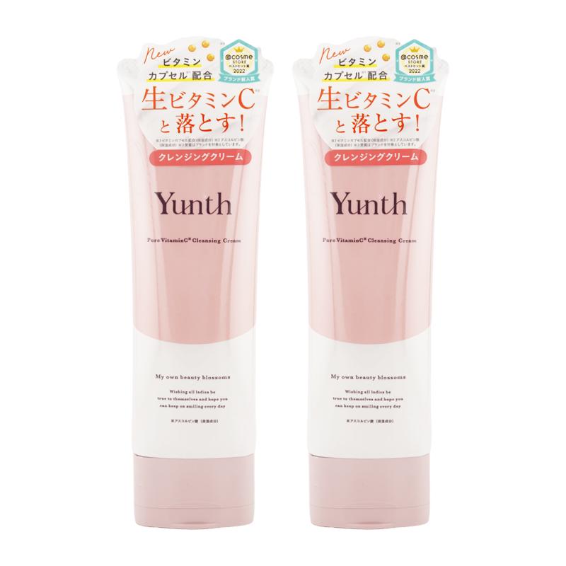 Yunth [2個セット]Yunth ユンス 生VCクレンジングクリーム 120g 柑橘系の香り スキンケア まつエクOK ウォータープルーフ対応[ギフトラッピング対応 ...