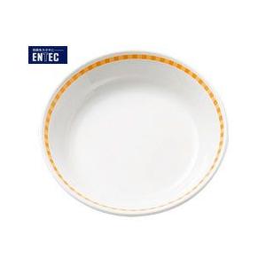 エンテック／ENTEC 学校給食 クルーク 丸皿 浅型 11cm KSW-101 （日本製・国産・メラミン食器・給食用食器・給食食器・千羽鶴印 ...