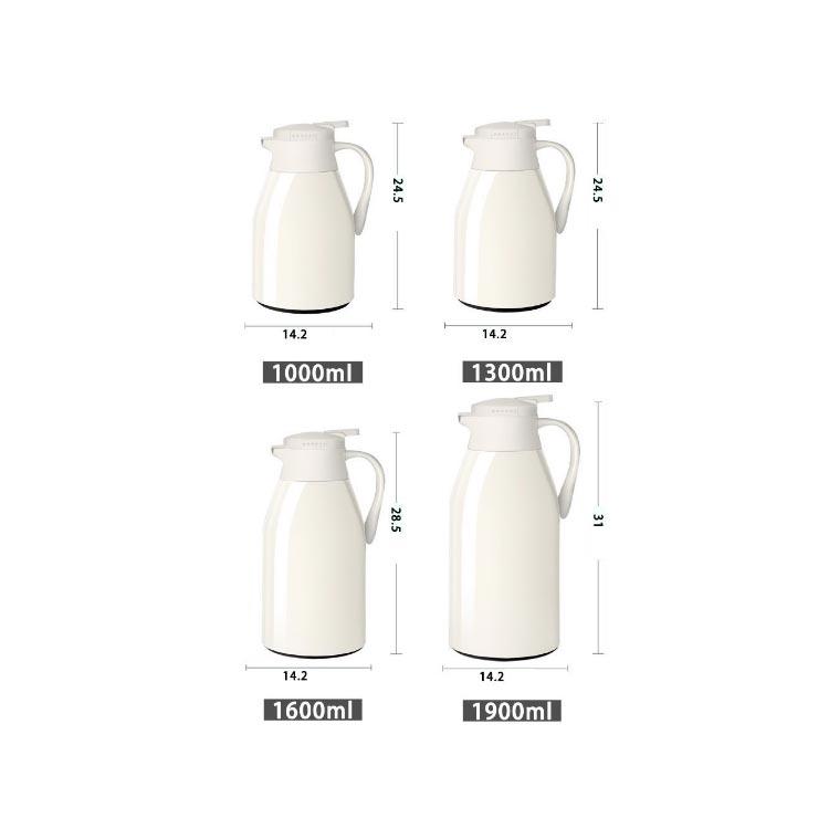 保温ポット おしゃれ リビングポット 卓上ポット 1L 大容量 魔法瓶 保冷保温 1.3L 1.6L 1.9L ハンディポット 真空構造 保温ポット :kym1843:Lucky Story ...