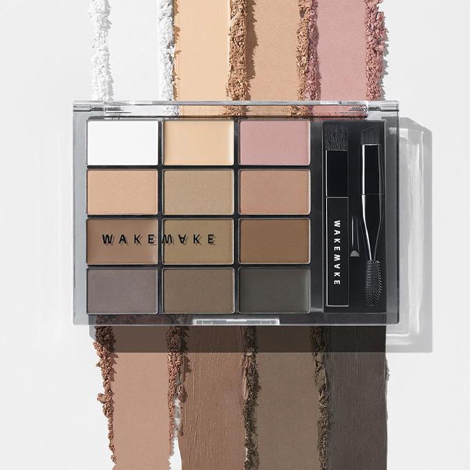 【ポイント5倍UP】韓国コスメ アイブロウ WAKEMAKE ソフト ドローイング ブロウパレット ウェイクメイク アイメイク コンシーラー パウダー 付きパレット : wak-e-03 ...
