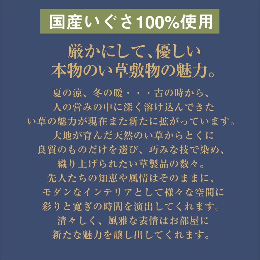 上敷き 純国産 本間 6畳 （深川) (286×382cm) い草 引目織り ござ い草カーペット 日本製 防炎 6帖 畳 和室 関西間 京間 六三間 畳カーペット : るるべ - 通販 ...