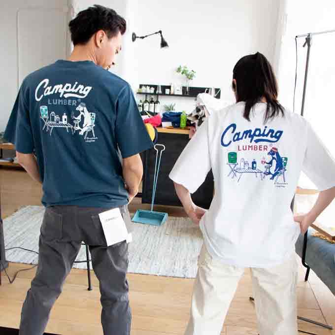 【LUMBER】16/2 CAMPING LUMBER PRINT T-SHIRTS 221337 : LUMBER Yahoo!ショッピング店 - 通販 - Yahoo!ショッピング