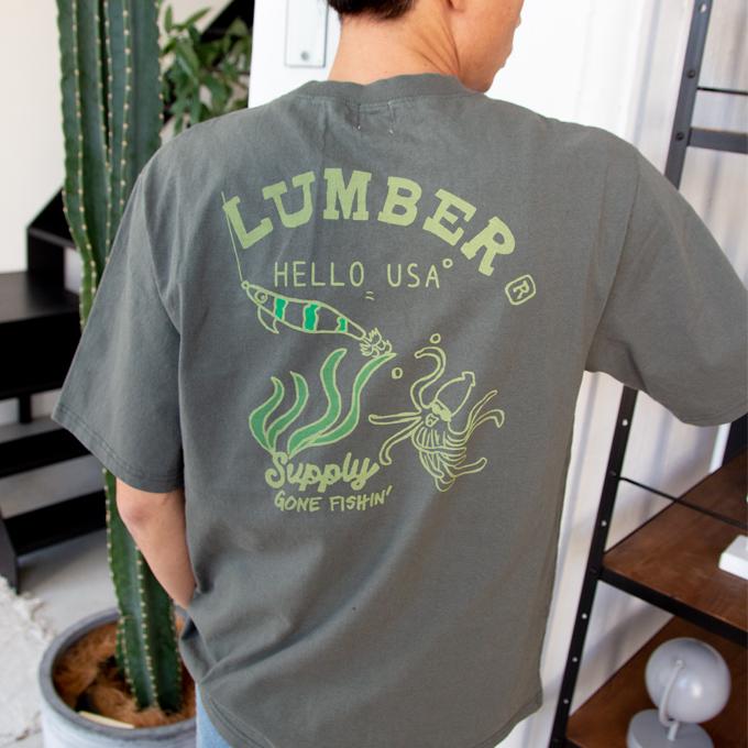 【LUMBER】16/2 EGGING PRINT T-SHIRTS 221371 : LUMBER Yahoo!ショッピング店 - 通販 - Yahoo!ショッピング