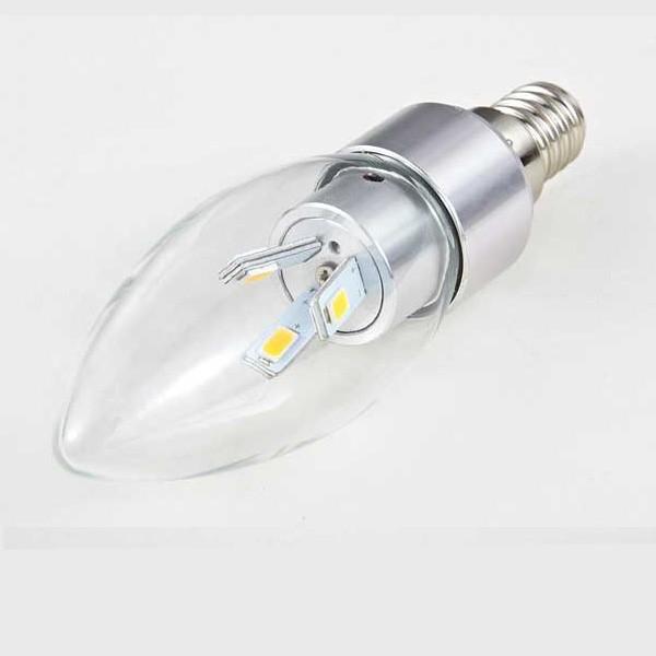 【3個セット】ledシャンデリア電球 口金E12 E14 E17 E26 消費電力3W 25W相当 電球色 360度全面発光 led電球 シャンデリア型 : ルミーテック - 通販 ...