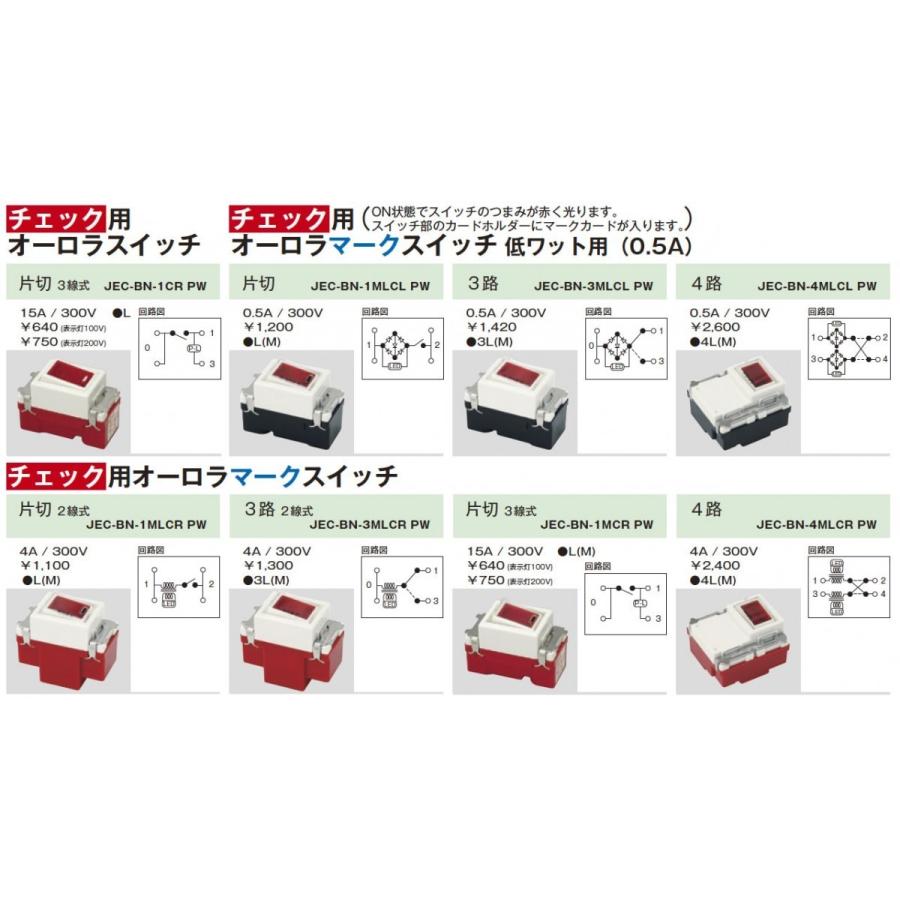 【JIMBO】 神保電器 ニューマイルドビーシリーズ スイッチ本体 埋込スイッチ片切ピュアホワイト JEC-BN-1PW : 電材PRO SHOP LUMIERE Yahoo!店 - 通販 ...