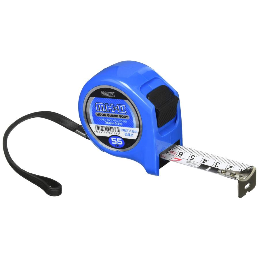 プロマート MKII JIS無し コンベックス 尺相当目盛 25mm幅×5.5m 湘南ブルー : ルンピニ ストア - 通販 - Yahoo!ショッピング