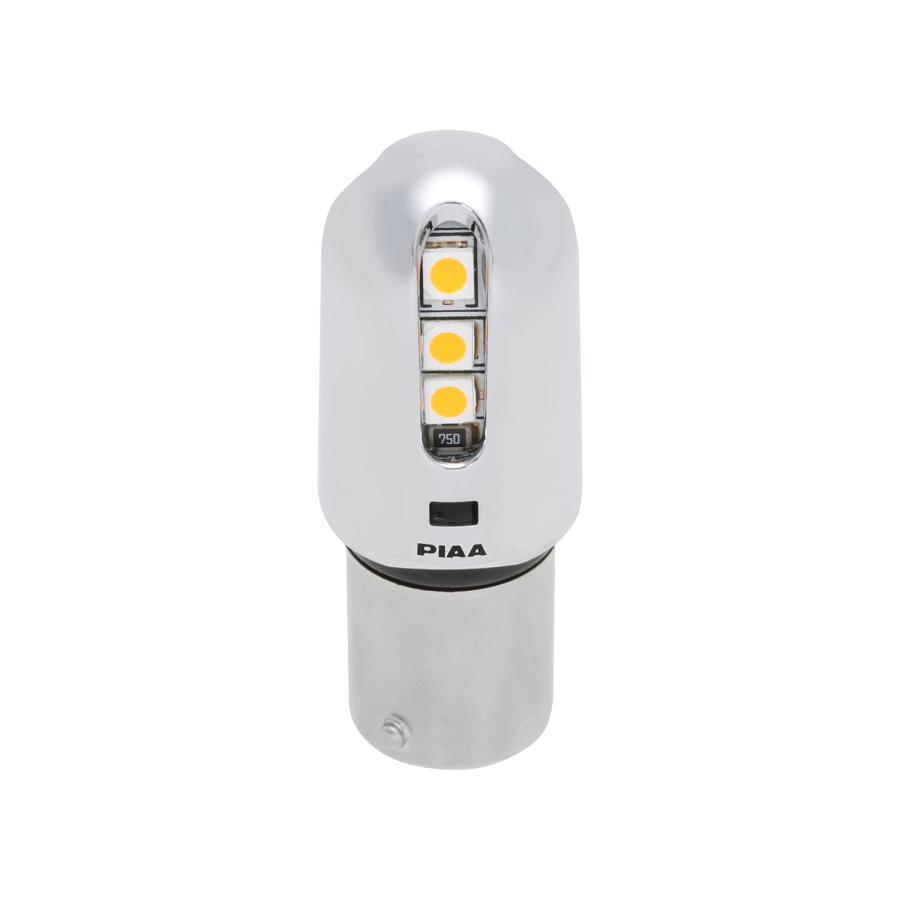 PIAA ウインカー用 LEDバルブ S25 アンバー 250lm 車検対応 1個入 12V/2W 極性フリー 全方向拡散9チップ LEW102 : ルンピニ ストア - 通販 - Yahoo ...
