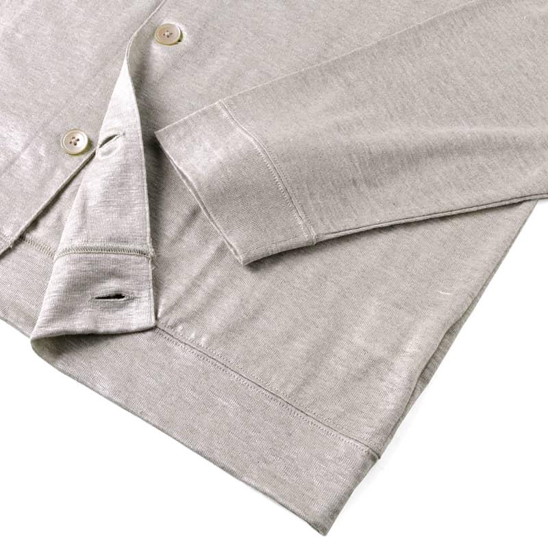 GIM / ジムリネンジャージーVネックカーディガン（ベージュ） : gim2380053 : ルネドメニカ ヤフーショッピング店 - 通販 - Yahoo!ショッピング