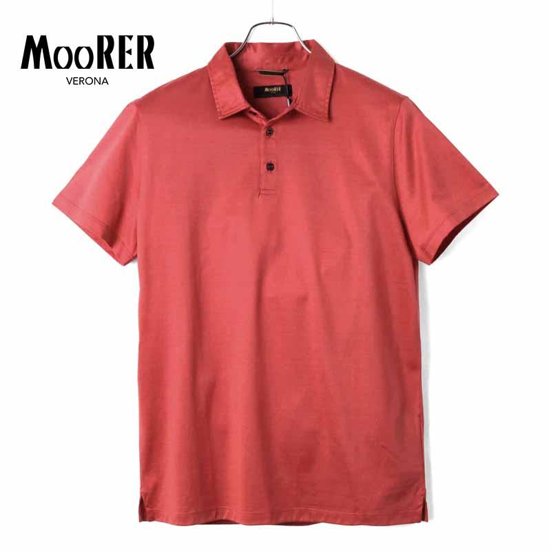 MOORER / ムーレー シルケットコットンジャージー半袖ポロシャツ(PACHINO-JCL) （CORALLO） : ルネドメニカ ヤフーショッピング店 - 通販 - Yahoo!ショッピング