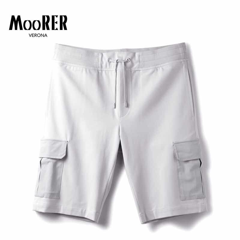 MOORER / ムーレー レーヨンナイロンスムースジャージー×ナイロンストレッチ切替しカーゴショーツ(RANDALF-JFC) （AVORIO） : ルネドメニカ ヤフーショッピング店 ...