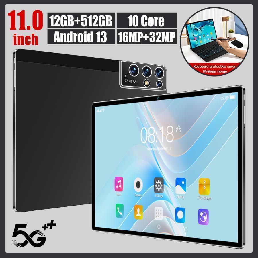 最新Android13 12+512GB 10.1寸5GタブレットPC 15000mAh！IPS液晶 10コア！ゲーム?オフィス?学習に最適！大容量バッテリー搭載＆GPS機能付き！ : IM ...