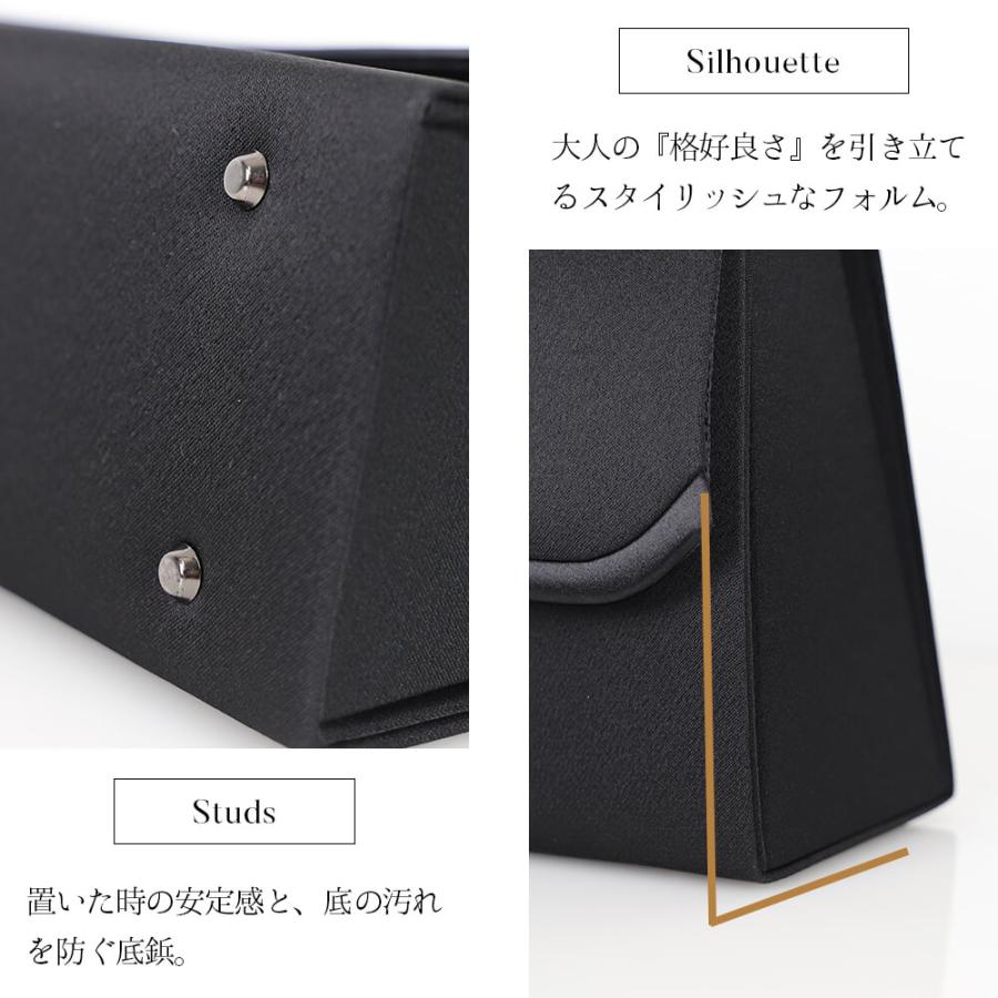 Lurco（ルルコ） ブラックフォーマル バッグ 日本製 シンプル