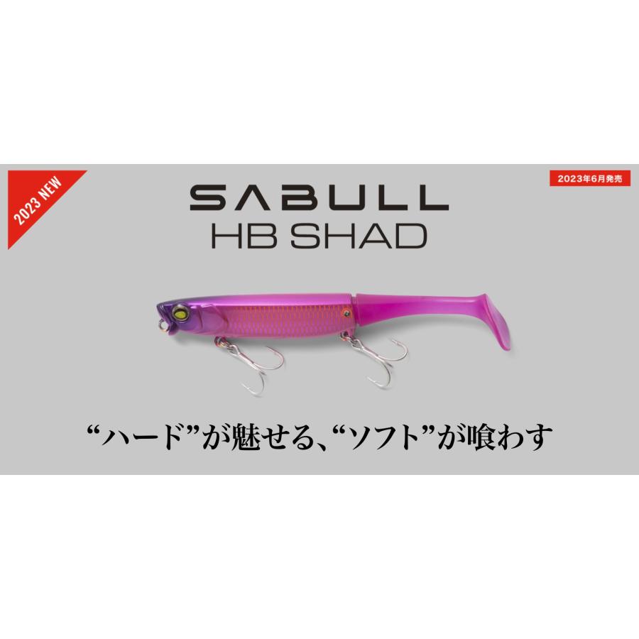ジャッカル SABULL HB SHAD/サブル HBシャッド 35g :sabull-hbshad35g:ルアーショップB.B - 通販 - Yahoo!ショッピング