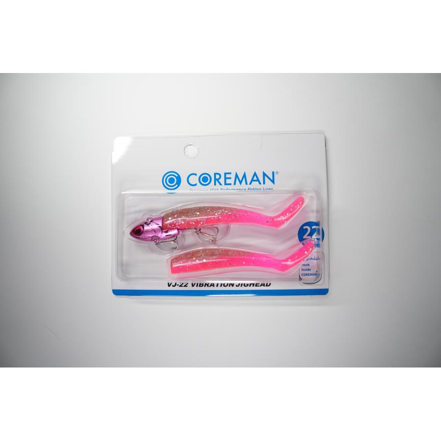 COREMAN(コアマン) ジグヘッド VJ-22 バイブレーションジグヘッド #053 ピンクヘッド/沖堤ピンク : ルアープラス - 通販 ...