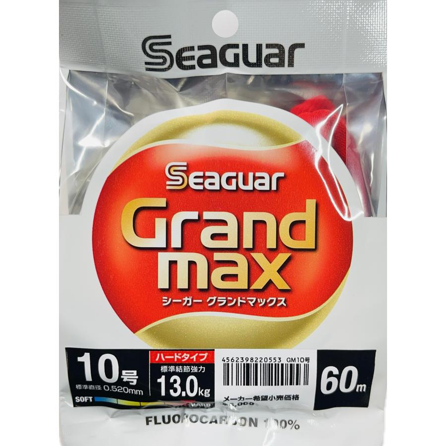 Seaguar シーガー グランドマックス 60m 10号 フロロカーボン ハリス : ルアープラス - 通販 - Yahoo!ショッピング