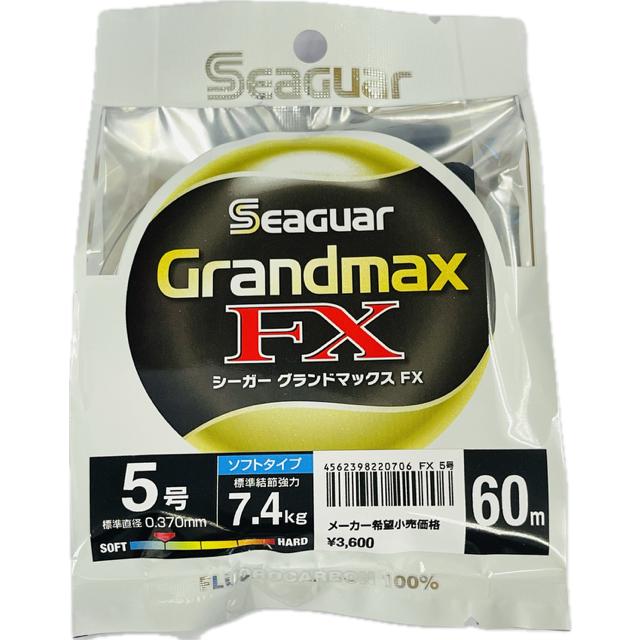 Seaguar シーガー グランドマックスFX 60m 5号 フロロカーボン ハリス : ルアープラス - 通販 - Yahoo!ショッピング