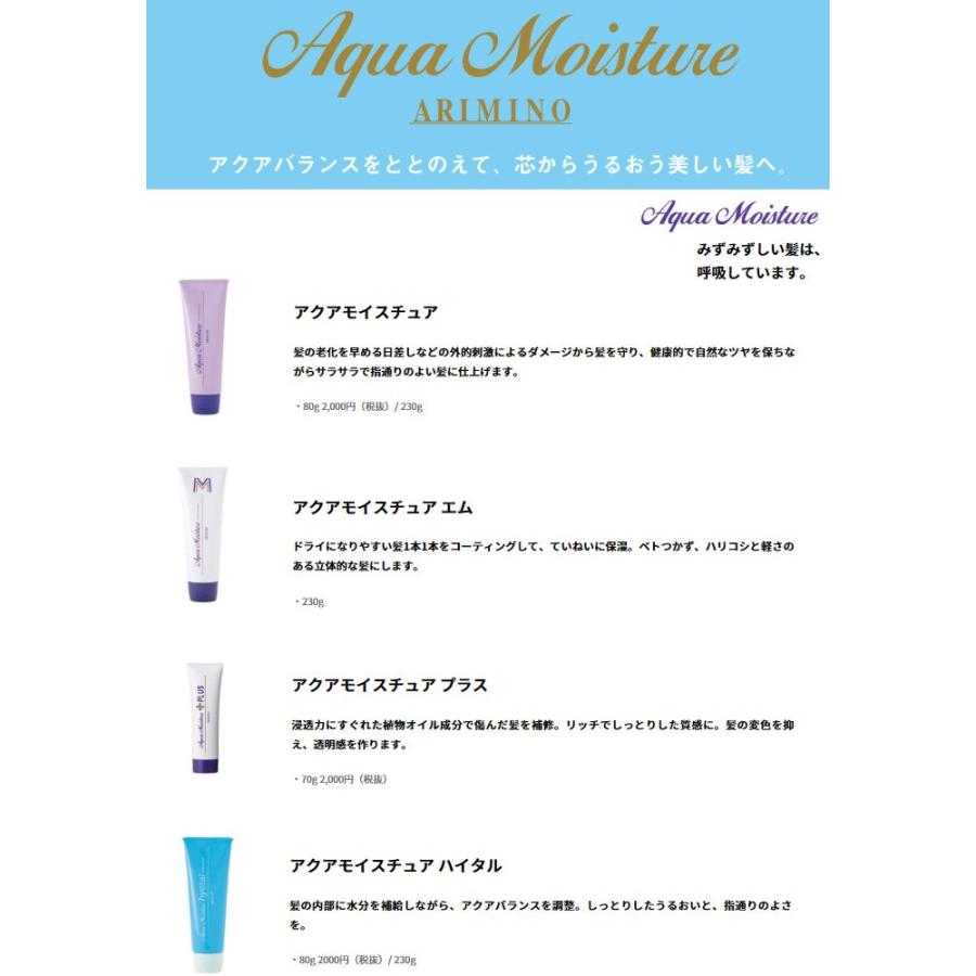 アリミノ（ARIMINO） アクアモイスチュア プラス 70g アウトバスヘア