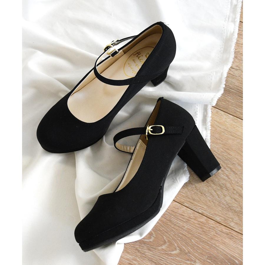 lus. lus.2282 ストラップ付パンプス 厚底 ヒール7cm 歩きやすい 走れるパンプス プラットフォーム lustre ラストレ : ラストレYahoo!ショッピング店 - 通販 ...