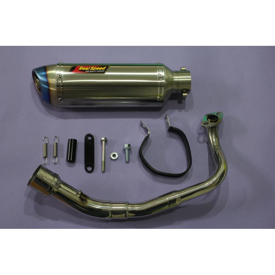 Realspeed (リアルスピード) ホンダ ADV150 (2BK-KF38) バイクマフラー Caribur カリバー ステンレス ブルーカラー 異形 マフラー :RSP-CHB-006 ...