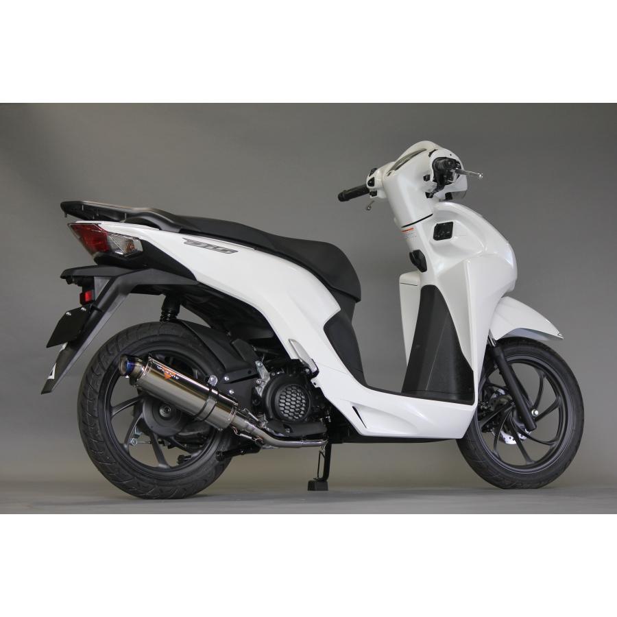 ディオ Dio110 ディオ110 バイクマフラー 2BJ-JK03 8BJ-JK03 デュラ ステンレス マフラー シルバー フルエキ フルエキゾースト 説明書付 ホンダ Valiente ...