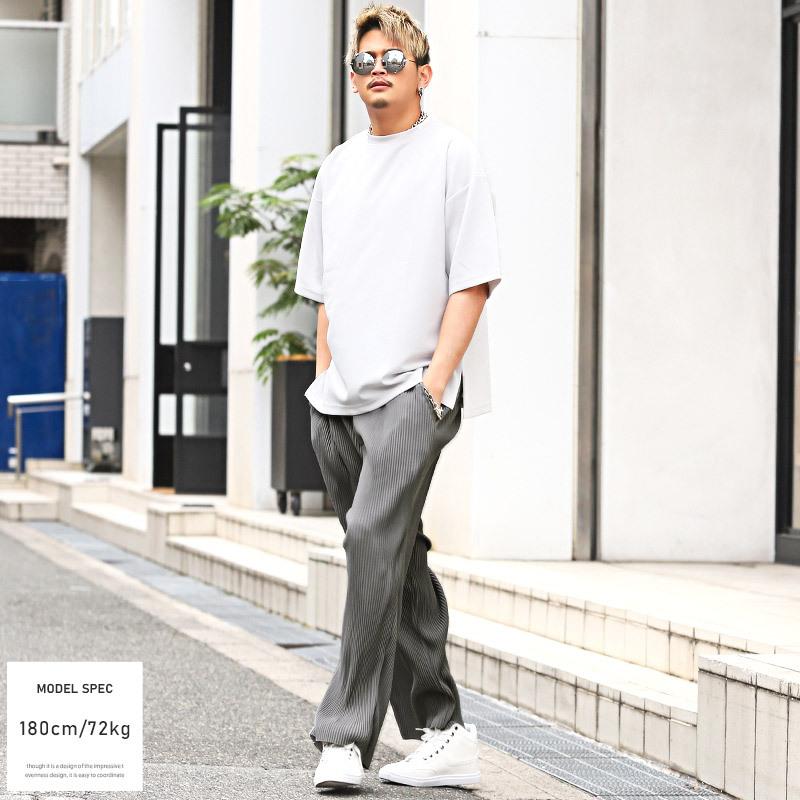 ワイドパンツ プリーツパンツ メンズ スラックス イージーパンツ ワイドパンツ プリーツパンツ メンズ スラックス イージーパンツ