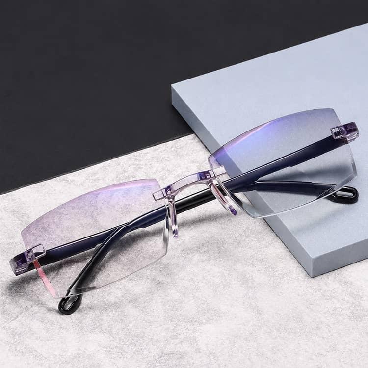 老眼鏡 メンズ めがね 軽い 累進多焦点レンズ おしゃれ レディース コンパクト 紫外線カット TR90 【2点セット】 遠近両用メガネ ...