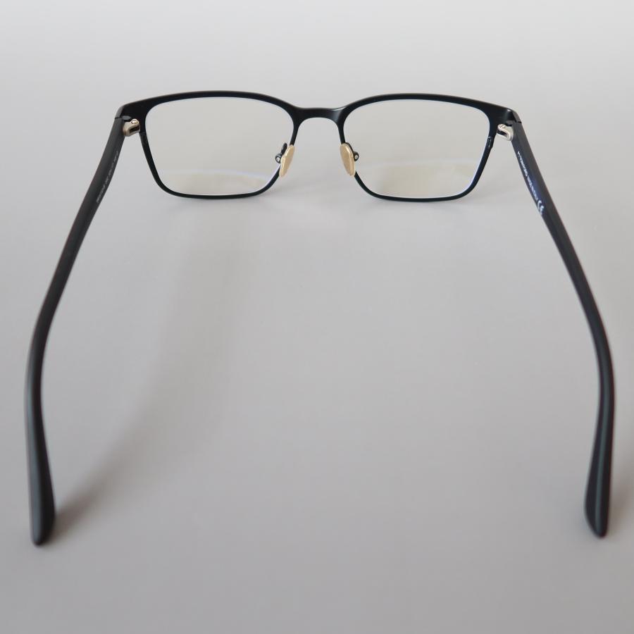 メガネ トムフォード TOM FORD スクエア マットブラック 新品 黒 金 メタル アセテート ブルーライトカット ゴールド コンビ ...