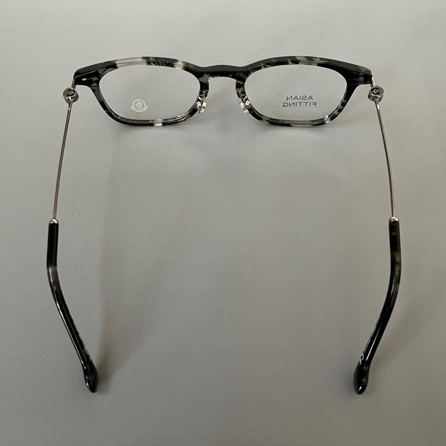 MONCLER メガネ モンクレール ボストン グレー べっ甲柄 新品 MONCLER メガネ モンクレール ボストン グレー べっ甲柄 新品