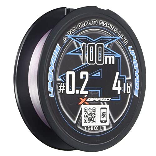 エックスブレイドX-Braid アップグレード X4 100m 0.2号 4lb オーキドホワイト1m15cm毎 ウルゲソピンクマーク : LUXSPEI - 通販 - Yahoo!ショッピング
