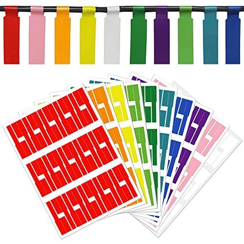 ケーブルラベル 300枚入 10色 ケーブルタグ 防水 防油 目印 電源ケーブル LANケーブル ラベル タグ 配線識別 整理 A4 手書き可能 : LUXSPEI - 通販 - Yahoo ...