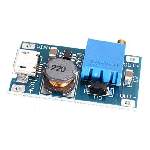 Hailege 5個セット 2A DC-DC昇圧ステップアップ変換モジュールMicroUSB 2V-24Vから5V-28V 9V 12V 24V : LUXSPEI - 通販 - Yahoo ...