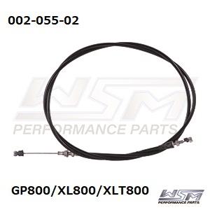 《002-055-02》 WSM THROTTLE CABLE YAMAHA ヤマハ GP800/XL800/XLT800 スロットルケーブル ...