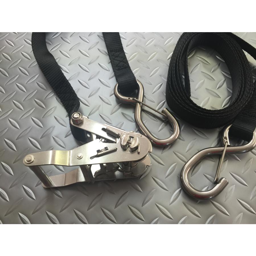 《0706-14》TIGHTJAPAN タイトジャパン タイダウンベルト エクステンド ストッパー付き ブラック : ルクシィ - 通販 - Yahoo!ショッピング