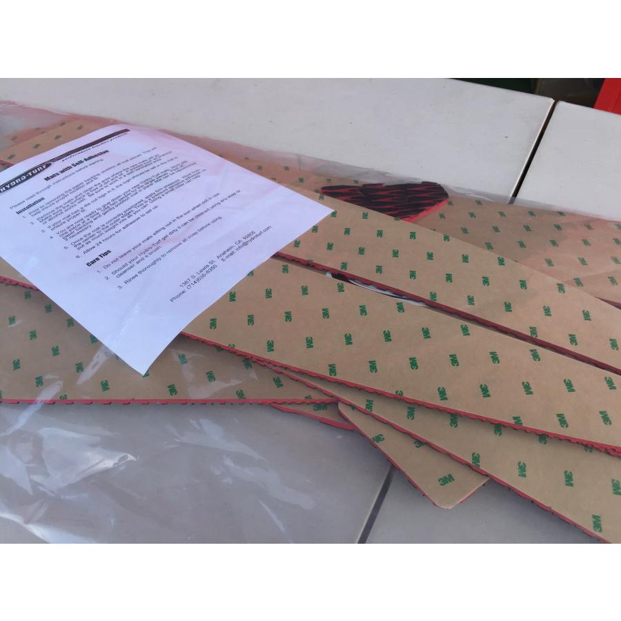 《HT62CD2TPBKRD》HYDRO-TURF KAWASAKI DECK MAT 2-TONE BLK/REDハイドロターフ デッキ ...