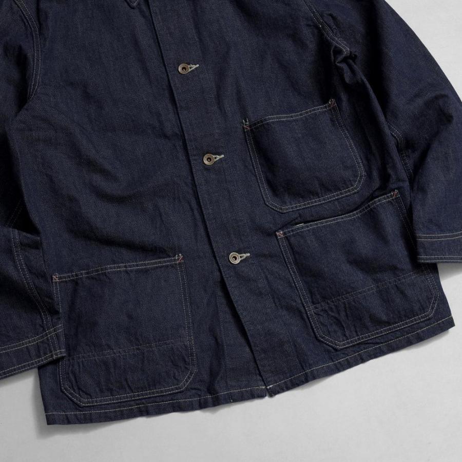 FULLCOUNT フルカウント 2015-1 Denim Chore Jacket One Wash デニムチョアジャケット ワンウォッシュ : fc2015-1dchorejktow ...