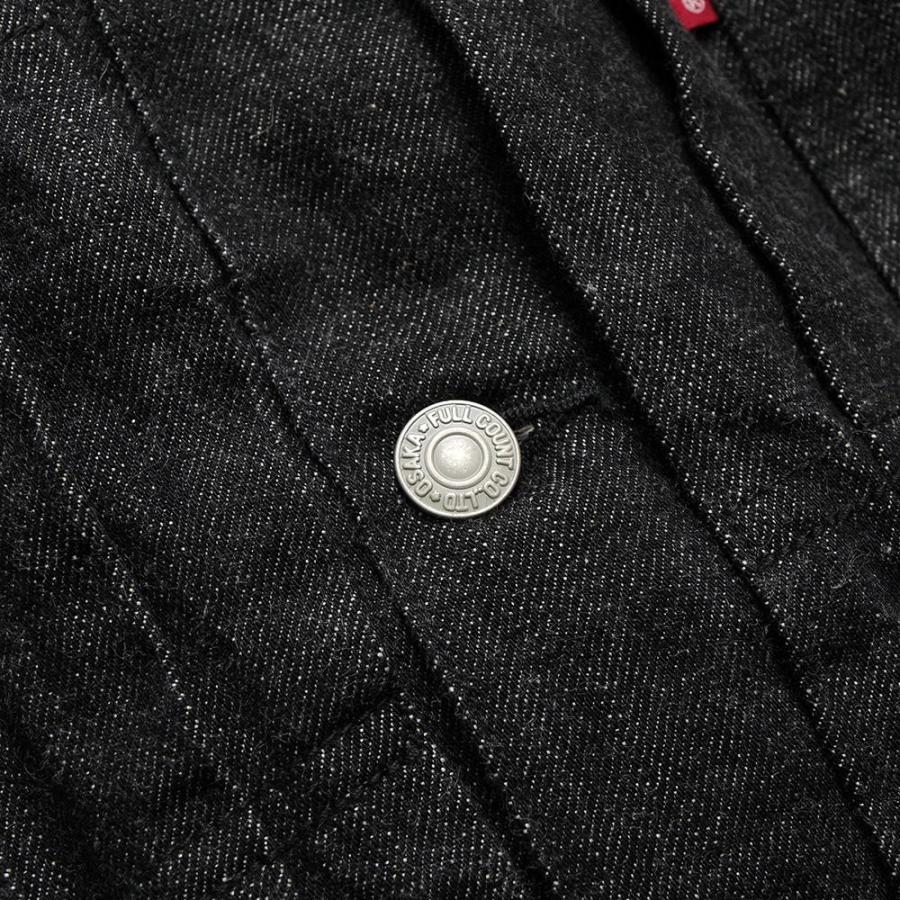FULLCOUNT（フルカウント） 2102BK Type2 Black denim jacket ONE WASH ブラックデニムジャケット ...