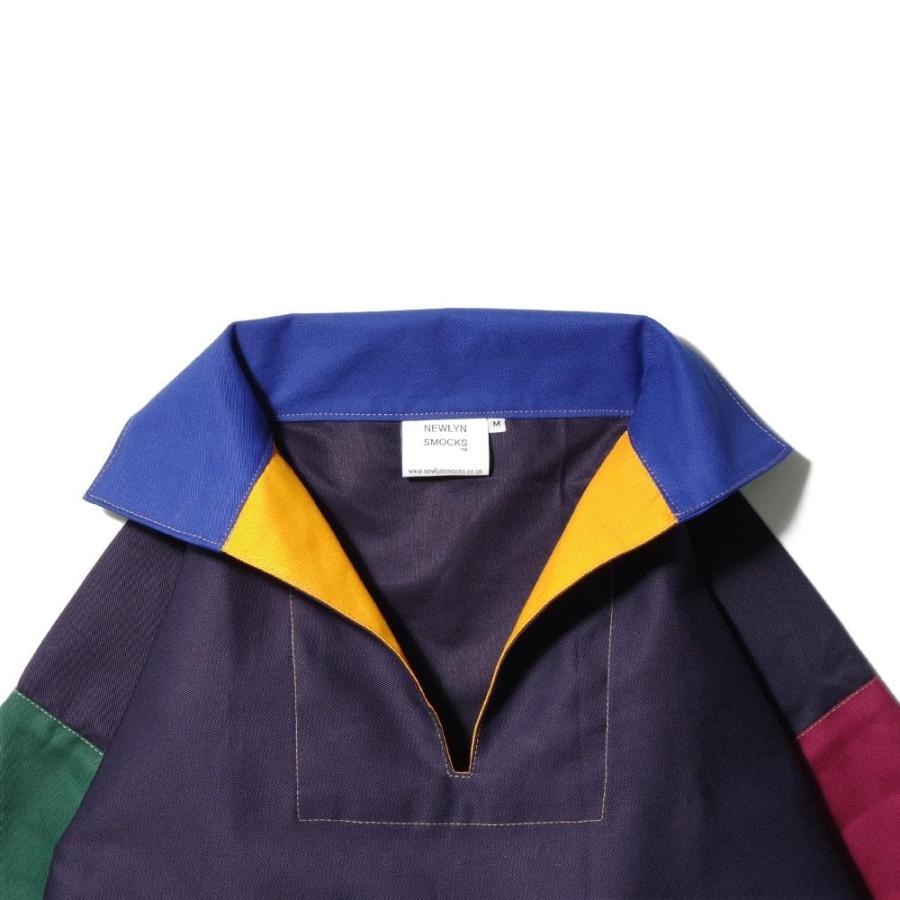 NEWLYN SMOCKS (ニューリンスモック) V Neck Smocks Side Pk Multi Color ブイネックスモック ...