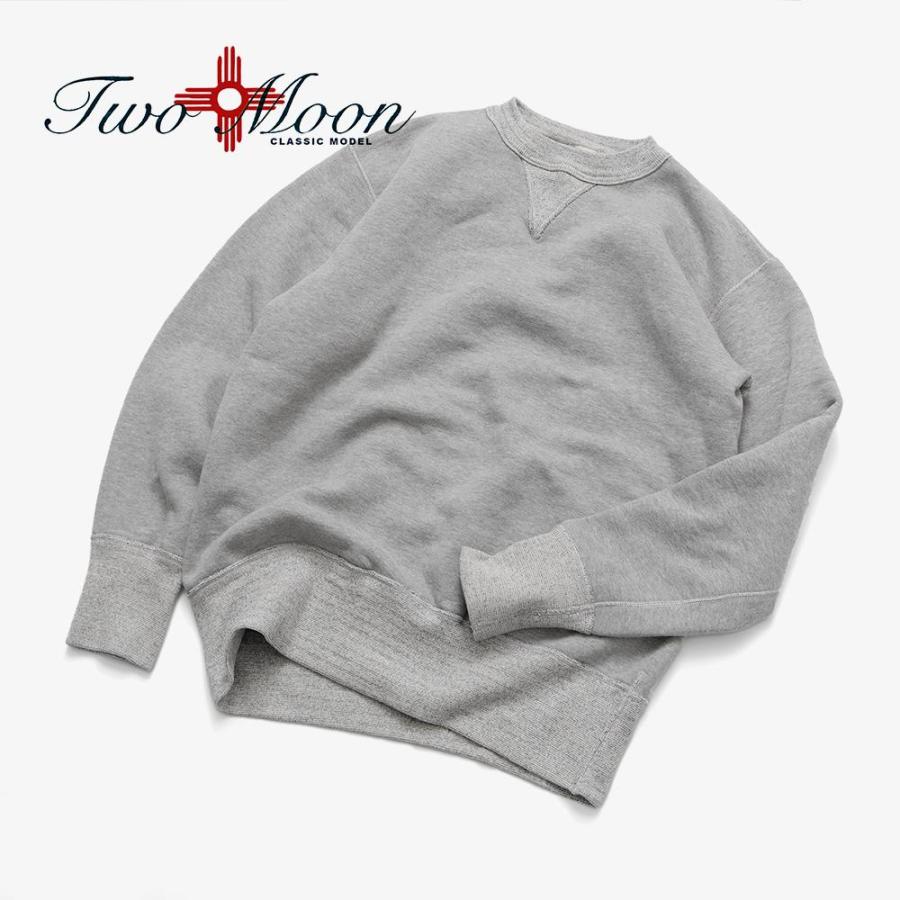 Two Moon TWO MOON トゥームーン 92022 LOOPWHEEL FLATSEAMER SWEATSHIRT Double V Gusset 吊り編み フラットシーマー 両V ...