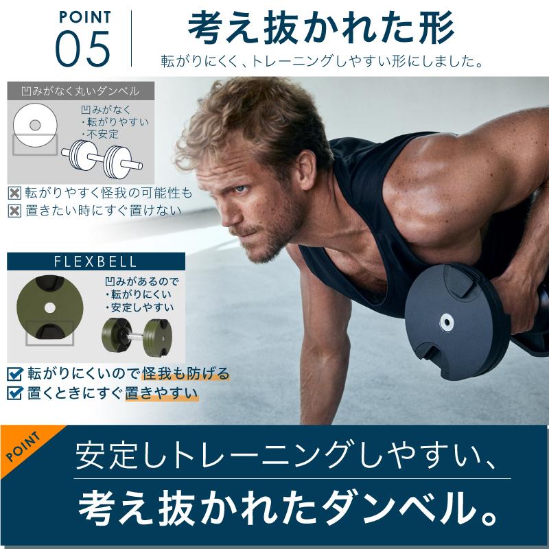 ダンベル フレックスベル 4kg刻み 20kg 1個 可変式ダンベル (1 ダンベル フレックスベル 4kg刻み 20kg 1個 可変式ダンベル (1