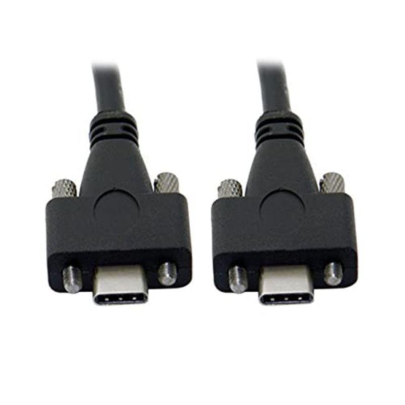 Nfhk 300cmデュアルネジロックusb 3 1 Type C~10gbps Usb Cデータケーブルパネルマウントタイプ