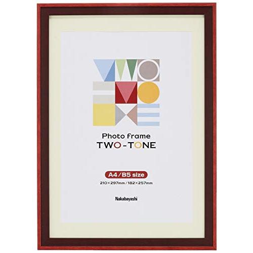 ナカバヤシ ツートン フォトフレーム A4・B5 レッド F-TMS-411-R : wyh17111866441215 : M. - 通販 - Yahoo!ショッピング