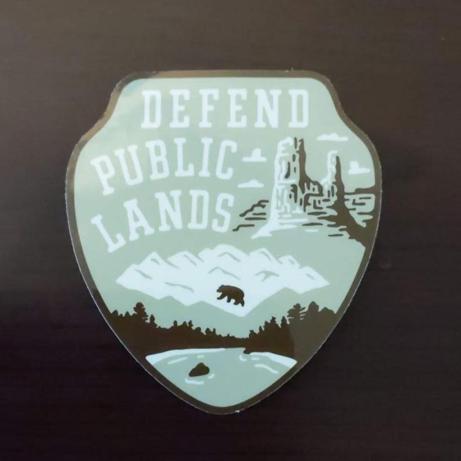 patagonia（パタゴニア） 【pa-43】patagonia sticker ステッカー DEFEND PUBLIC LANDS : M ...